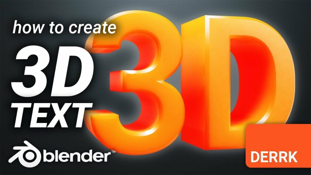 Mastering 3D Text Effects in Blender: A Comprehensive Guide