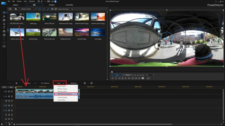 How to create a picture-in-picture effect in PowerDirector