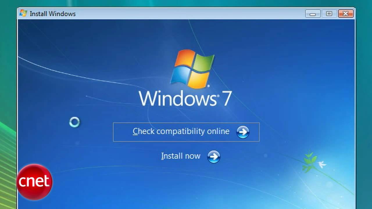 How to upgrade to Windows 7 from an older version